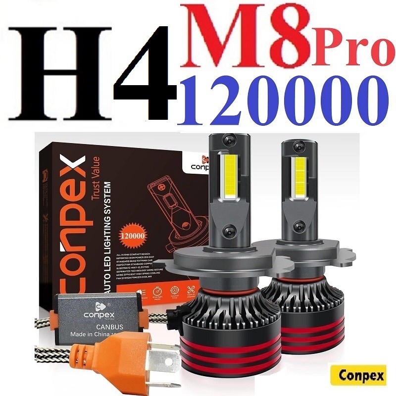 هدلایت کانپکس Conpex M8 Pro پایه H4 با چیپ CSP | گارانتی - ویکاکالا